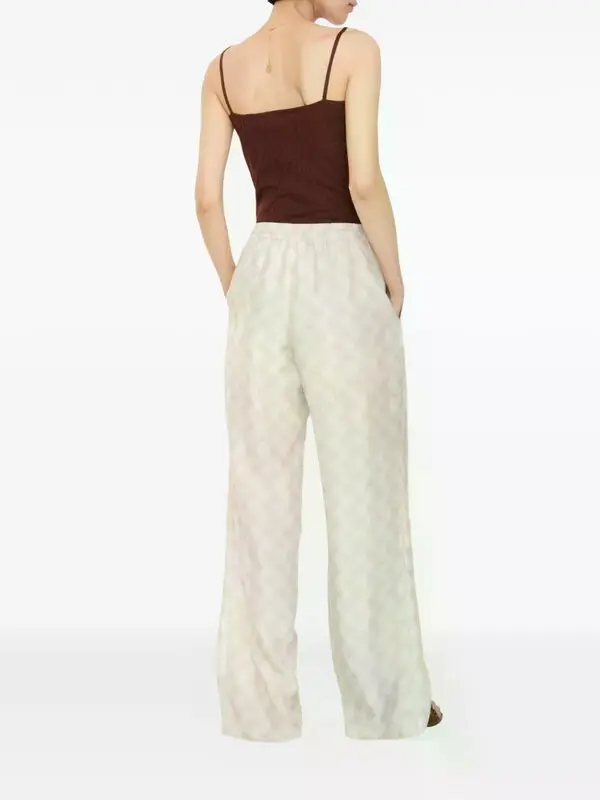 Burberry Equestrian Knight Design Silk Pyjama Trousers