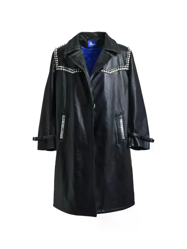 MARKING DISTANCE Coat With Studded Embellishments