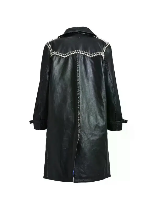 MARKING DISTANCE Coat With Studded Embellishments