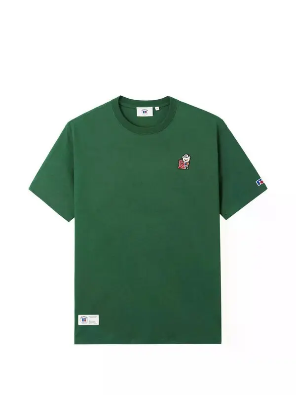 CHOCOOLATE Bear-appliqué T-shirt - Green