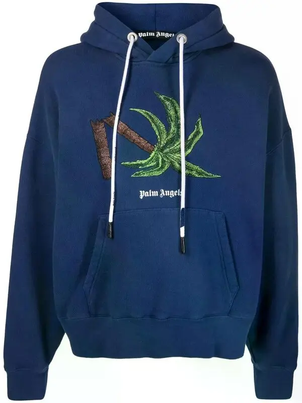 Palm Angels Broken Palm Logo Hoodie