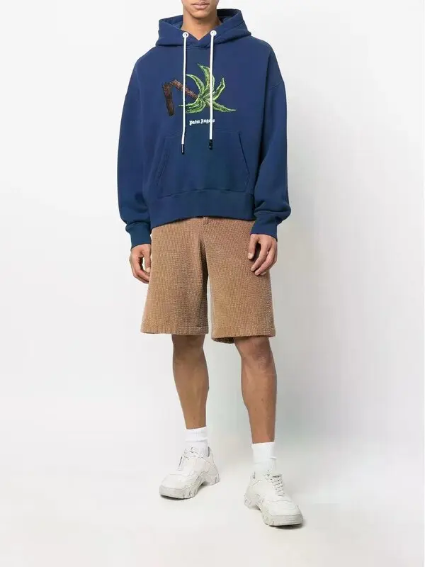 Palm Angels Broken Palm Logo Hoodie