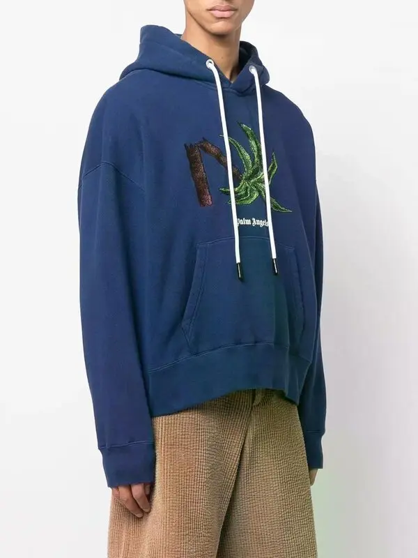 Palm Angels Broken Palm Logo Hoodie
