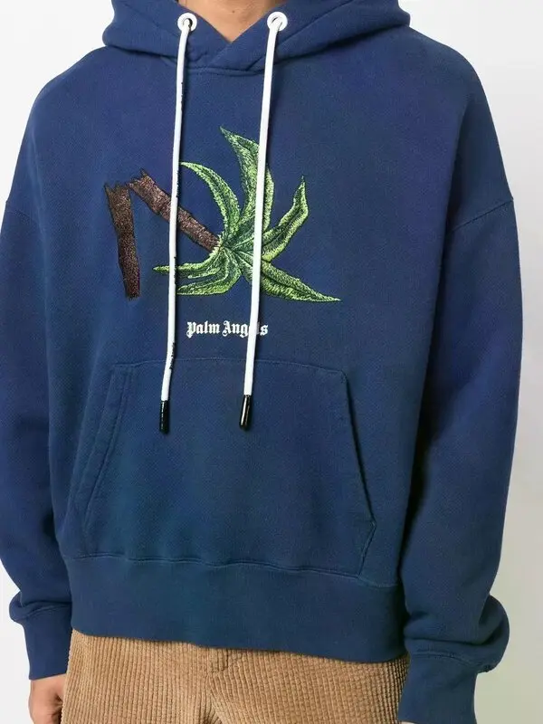 Palm Angels Broken Palm Logo Hoodie