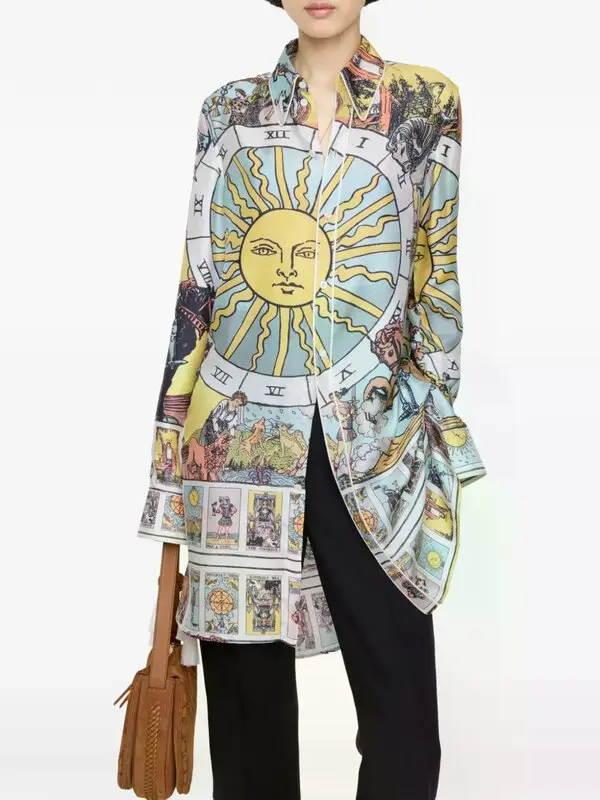 Burberry Tarot Silk Shirt