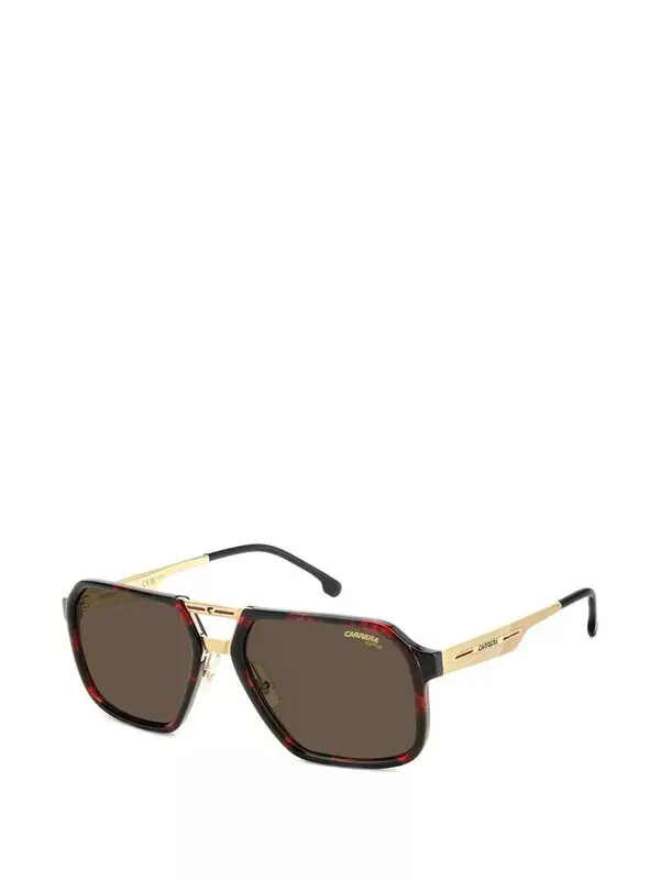 Carrera Eyewear Sunglasses With Geometric Frame - Red