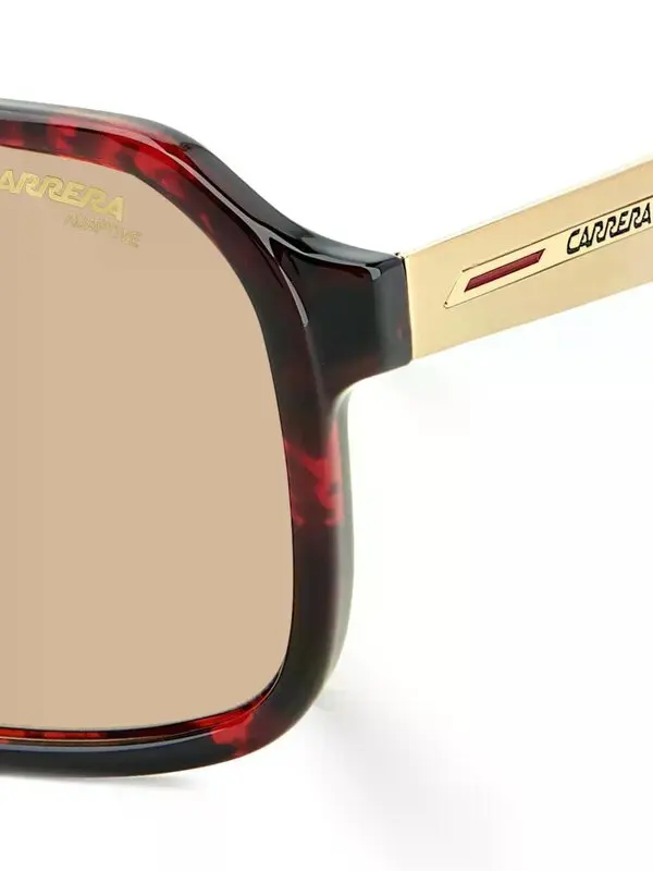 Carrera Eyewear Sunglasses With Geometric Frame - Red
