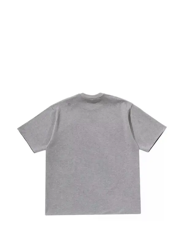 A BATHING APE Logo-print Camouflage T-shirt - Grey