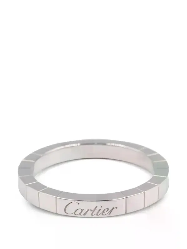 Cartier Lanière Ring In 18k White Gold - Silver