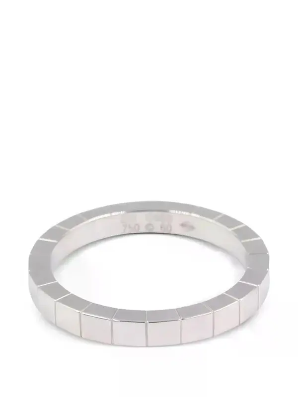 Cartier Lanière Ring In 18k White Gold - Silver