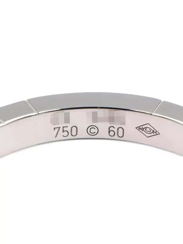 Cartier Lanière Ring In 18k White Gold - Silver