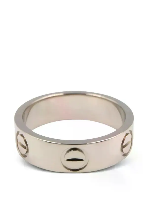 Cartier Love Band Ring - Silver