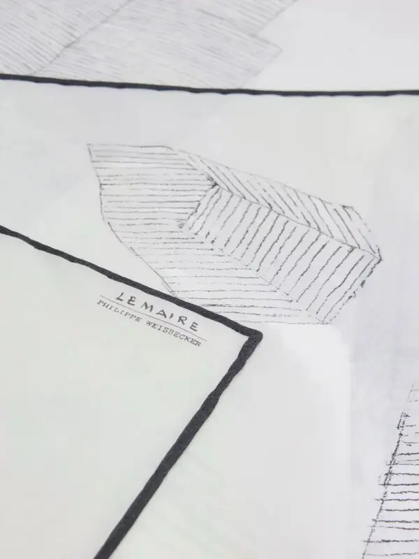 LEMAIRE Green Houses Bandana