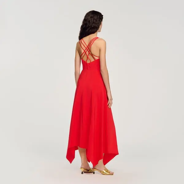 Sandro Fitted Maxi Dress
