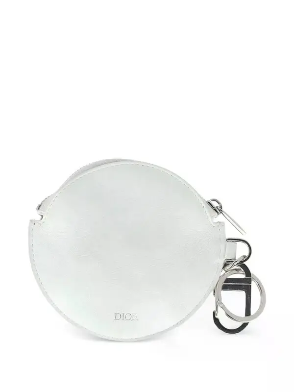 Dior Basketball Zip Coin Case - White