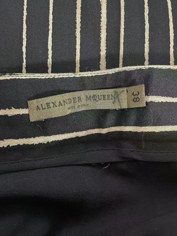 Alexander McQueen Striped Slim-fit Trousers