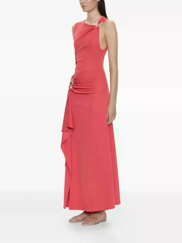 Christopher Esber Occhio Crystal Cascade Skirt - Pink