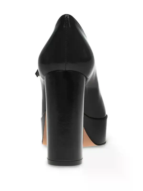 GIANVITO ROSSI Buckle-strap Platform Pumps - Black