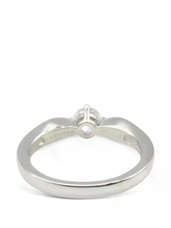 BVLGARI 2010s Platinum Dedica A Venezia Diamond Ring