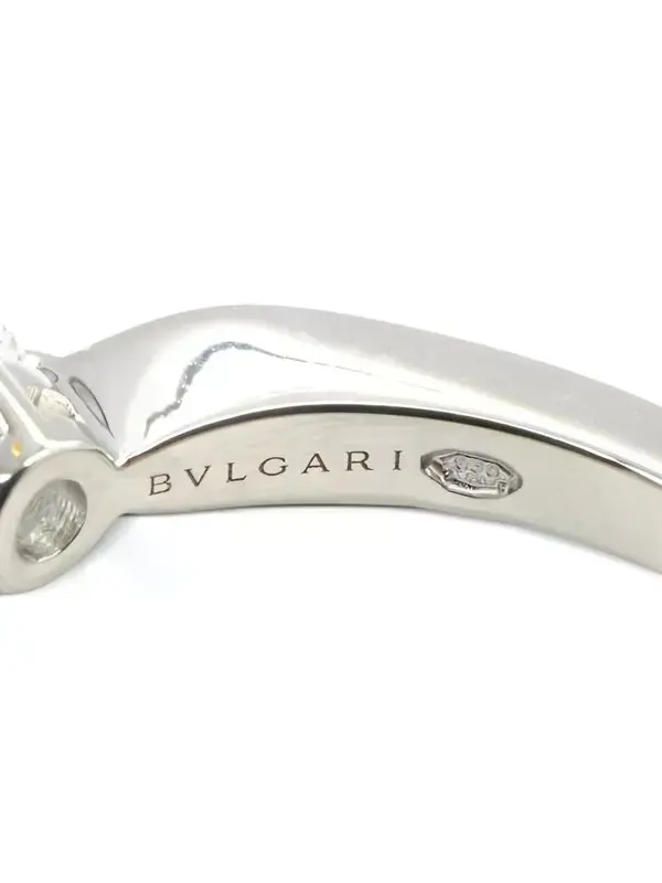 BVLGARI 2010s Platinum Dedica A Venezia Diamond Ring
