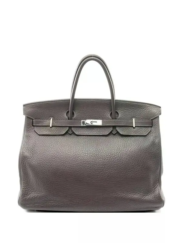 Hermès 2008 40 Birkin Tote Bag - Brown