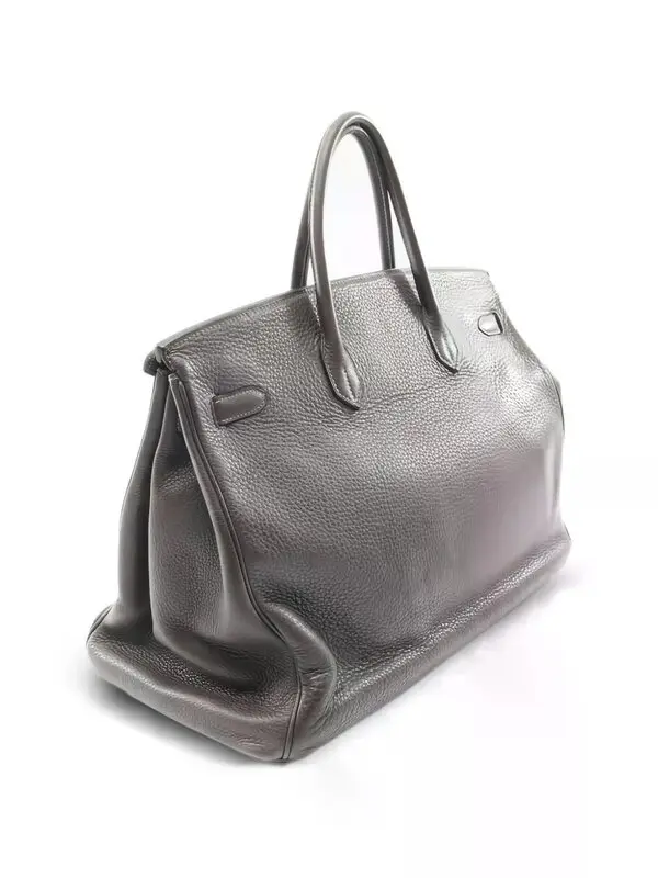 Hermès 2008 40 Birkin Tote Bag - Grey