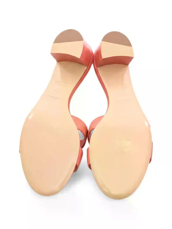 Hermès 50mm Oasis Leather Sandals - Pink