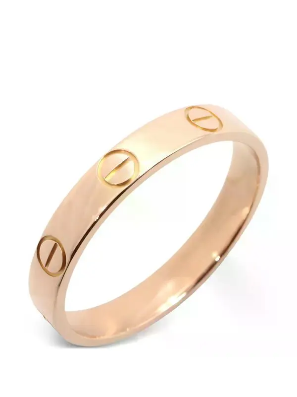 Cartier 2010s Love Band Ring - Pink