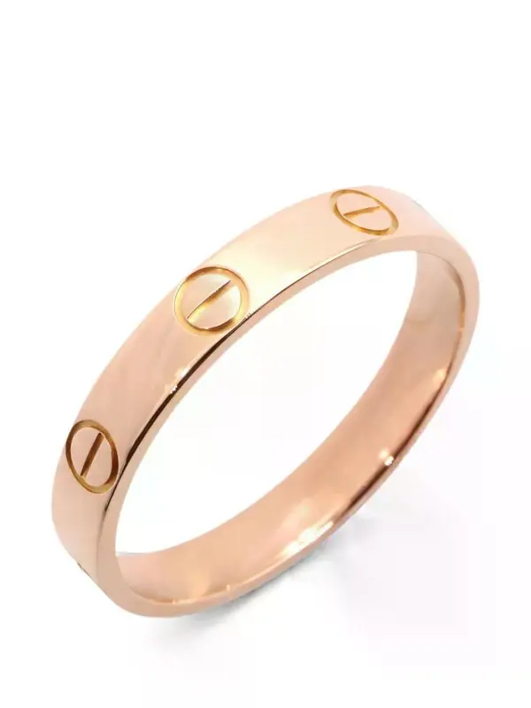 Cartier 2010s Love Band Ring - Pink