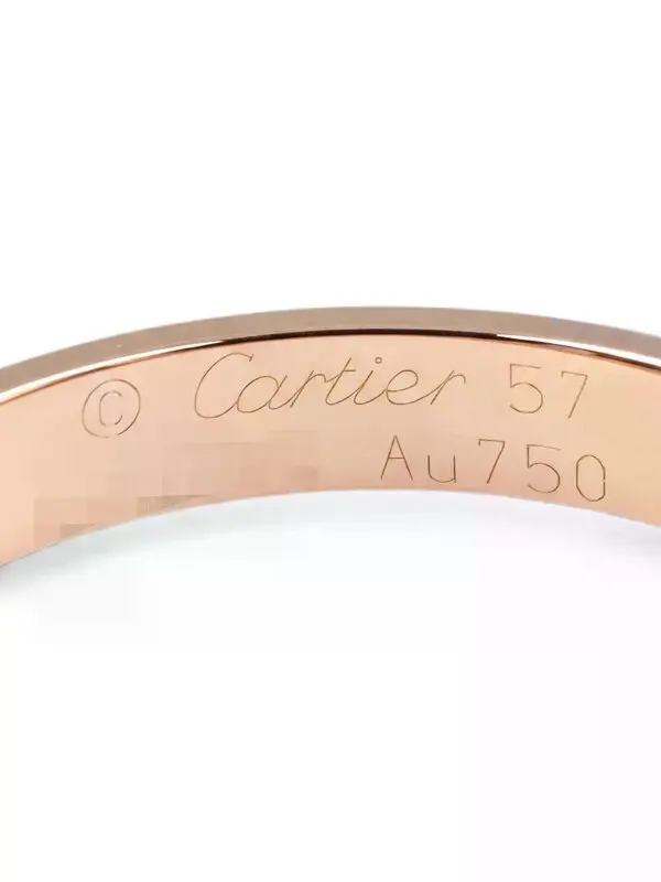 Cartier 2010s Love Band Ring - Pink