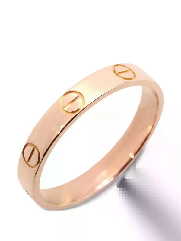 Cartier 2010s Love Band Ring - Pink
