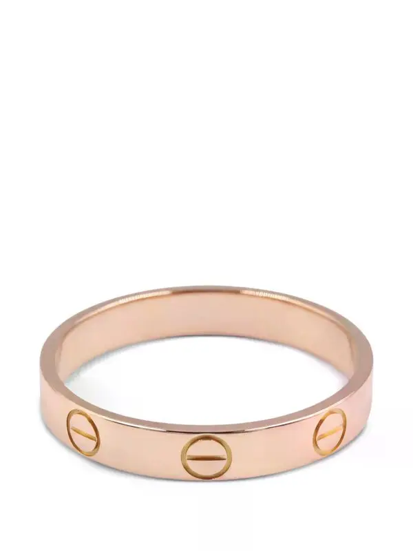 Cartier 2010s Love Band Ring - Pink