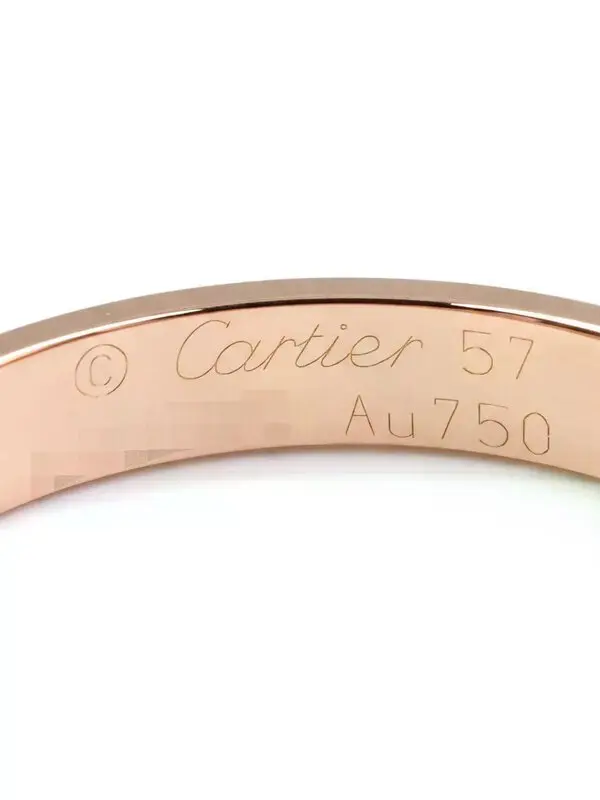Cartier 2010s Love Band Ring - Pink