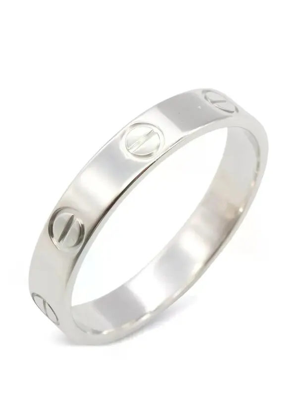 CARTIER 2010s Mini Love Ring - Silver