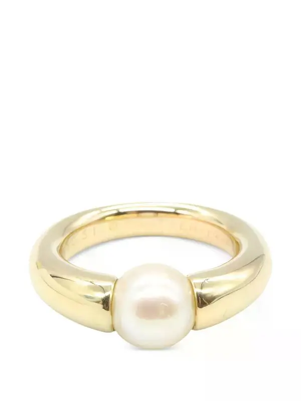 CARTIER 2010s Akoya Pearl Ring - Gold