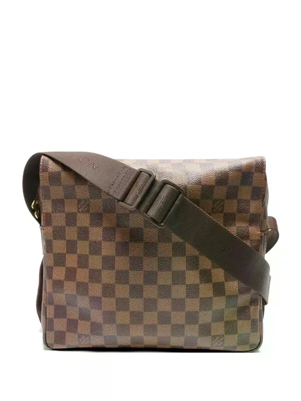 LOUIS VUITTON 2005 Damier Naviglio Shoulder Bag - Brown