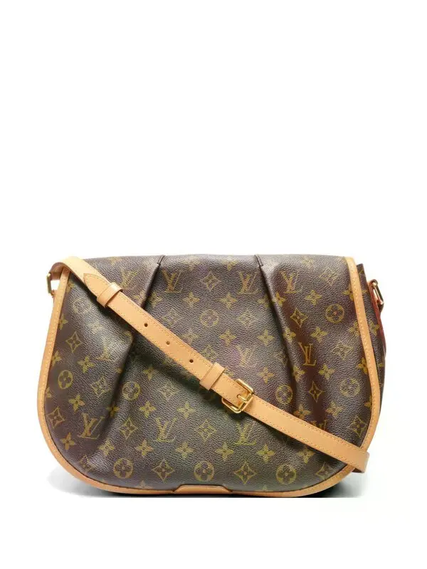 LOUIS VUITTON 2011 Monogram Menilmontant Mm Shoulder Bag - Brown