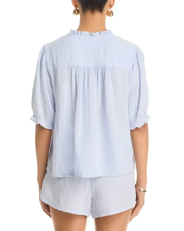 Xirena Jenna Shirt - Blue Ice