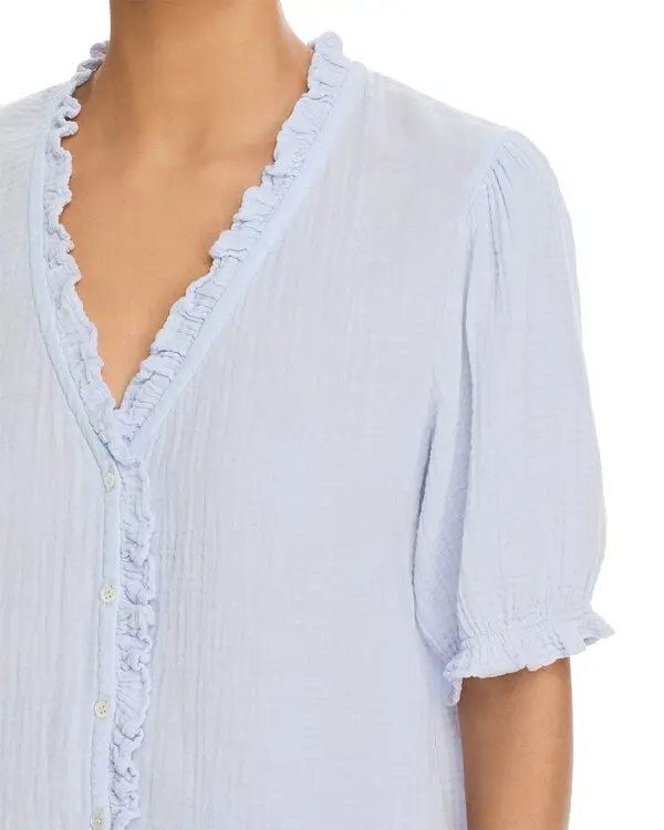 Xirena Jenna Shirt - Blue Ice