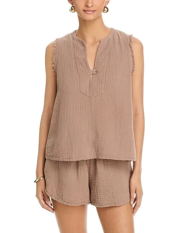 Xirena Portia Top - Ash Brown