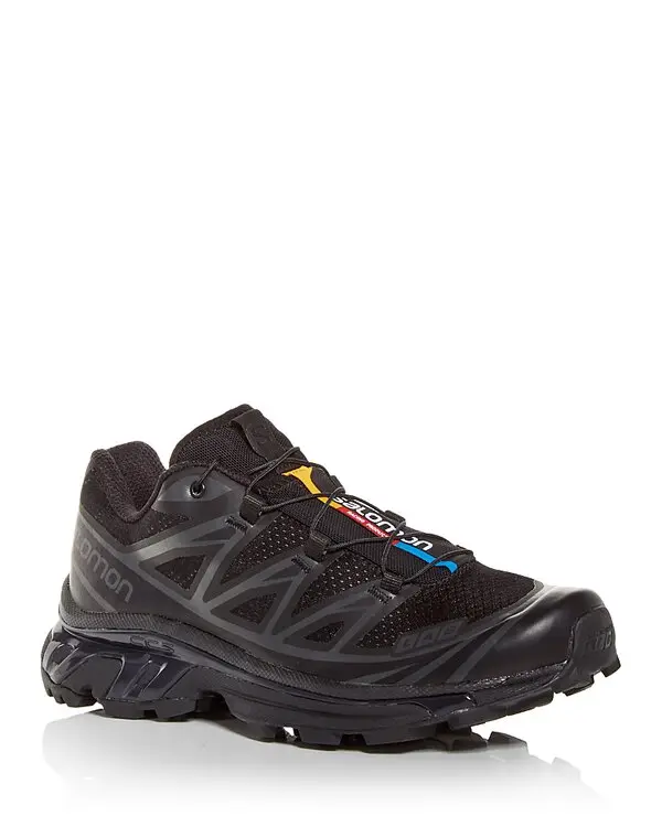 SALOMON Xt-6 Sportstyle Low Top Sneakers - Black/black