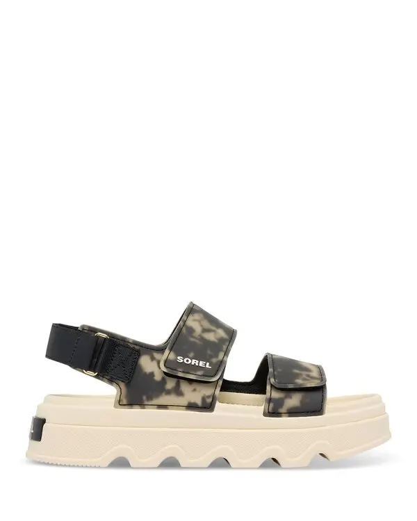 Sorel Kinetic Sunchase Sandals - Black/chalk