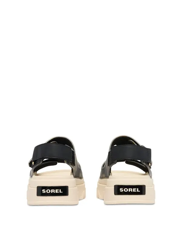 Sorel Kinetic Sunchase Sandals - Black/chalk