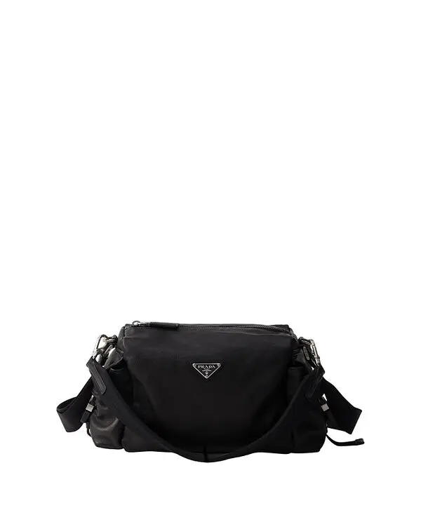 Prada Explore Leather Bag - Black