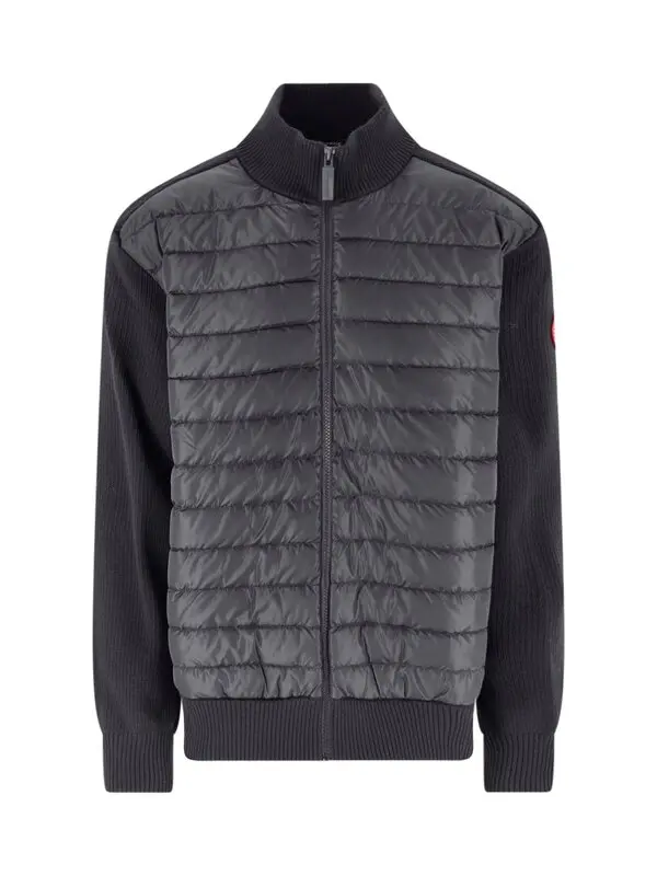 Canada Goose Padded "hybridge" Cardigan - Black
