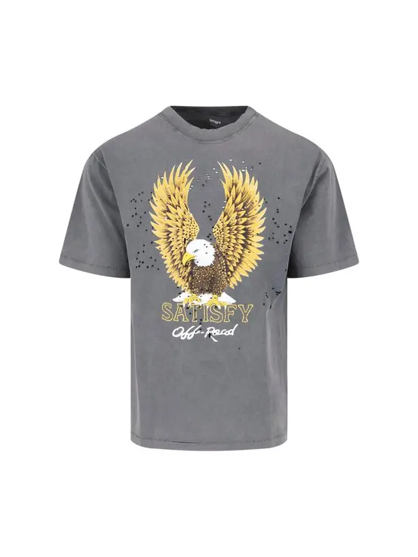 Satisfy T-shirt "mothtech - Black