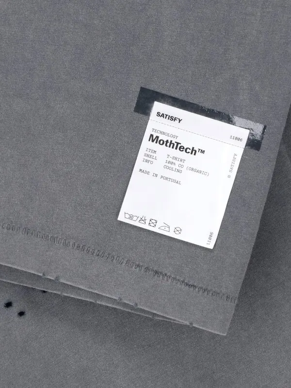 Satisfy T-shirt "mothtech - Black