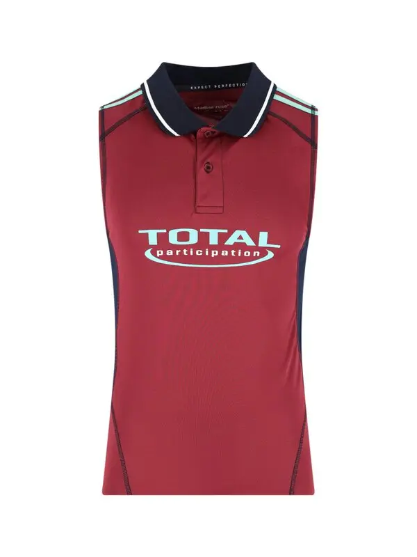 Martine Rose Football Polo Shrunken Vest