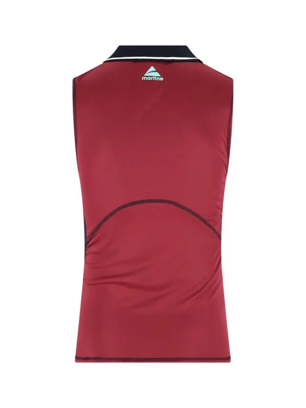Martine Rose Football Polo Shrunken Vest