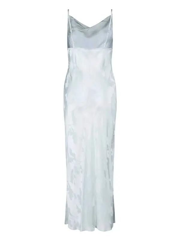 Calvin Klein Maxi Jacquard Dress - Green